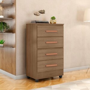 Cômoda Para Quarto 1 Porta 5 Gavetas Advantage Capuccino Wood | Leroy ...