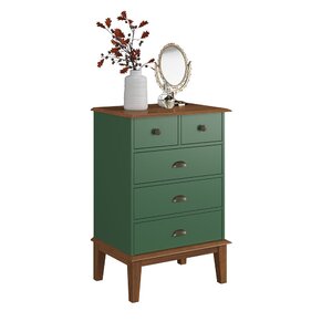 Cômoda 5 Gavetas Verde | Leroy Merlin