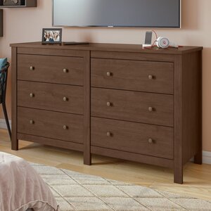 Cômoda 6 Gavetas Maggiore New Móveis Lopas Imbuia Clean | Leroy Merlin