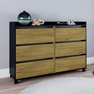 Mesa De Cabeceira Suspensa 1 Gaveta Superior Preto | Leroy Merlin