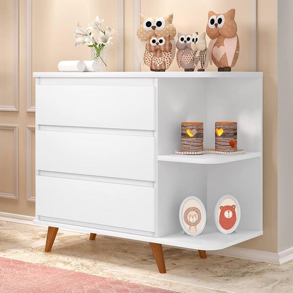 Comoda De Bebe Infantil Branca Angel | Leroy Merlin