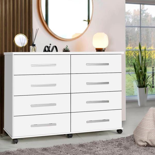 Cômoda Grande Jade Branco Luxo Móveis Primus | Leroy Merlin