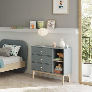 Mesa De Cabeceira Suspensa 1 Gaveta Julia Yescasa Cinza | Leroy Merlin