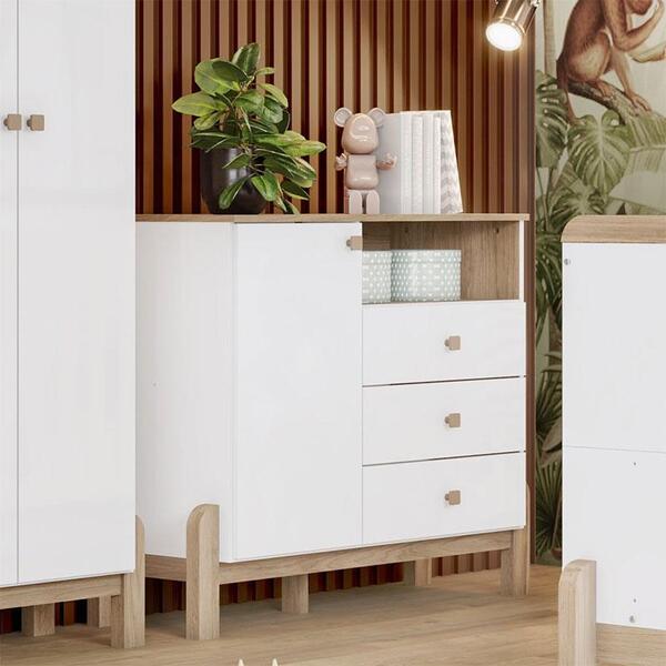 Cômoda Infantil Ternura Ambiente Branco Jequitibá Hp – Henn | Leroy Merlin