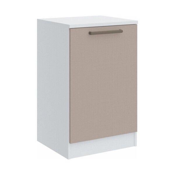Cômoda Módulo Inferior 1 Porta Requinte 100% Mdf Branco/line/duna ...