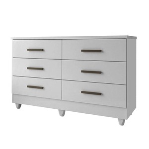 Cômoda Ravena Com 6 Gavetas Mobycasa Moveis Branco | Leroy Merlin