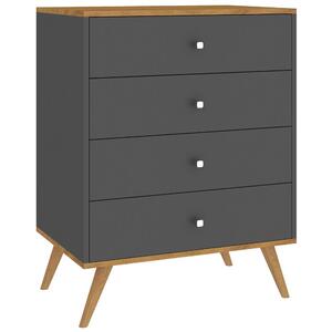 Comoda Retro 04 Gavetas Fellicci Moveis | Leroy Merlin