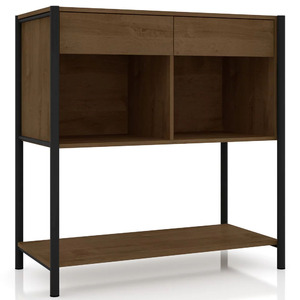 Cômoda Multiuso + Painel Tv 50 Polegadas Maldivas Preto Mdf | Leroy Merlin