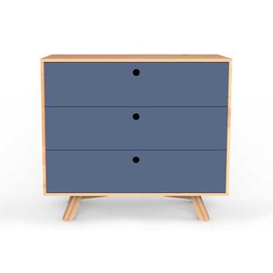 Cômoda Xis 3 Gavetas - Azul Petróleo | Leroy Merlin