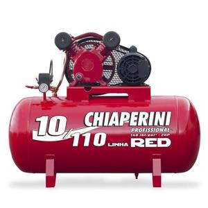 Compressor de ar 10 pés 110 litros 2 hp trifásico - 10/110 - Chiaperini ...