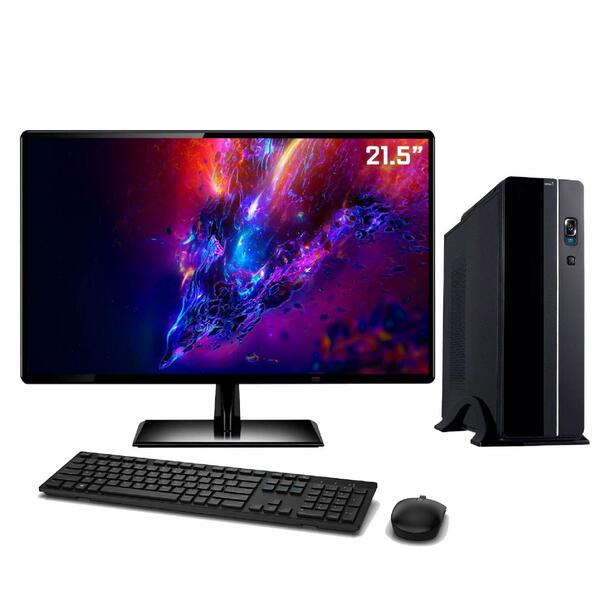 Computador Completo Slim Pc Intel Core I5 8gb Ssd 120gb Monitor 21.5 ...
