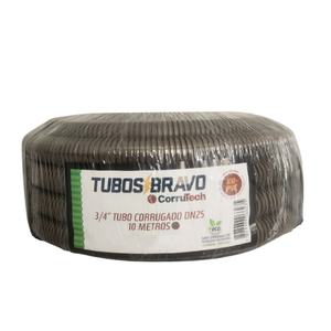 Conduite Eletr. Corrugado - Pvc - 3/4'' X 10 Mts - Marrom | Leroy Merlin