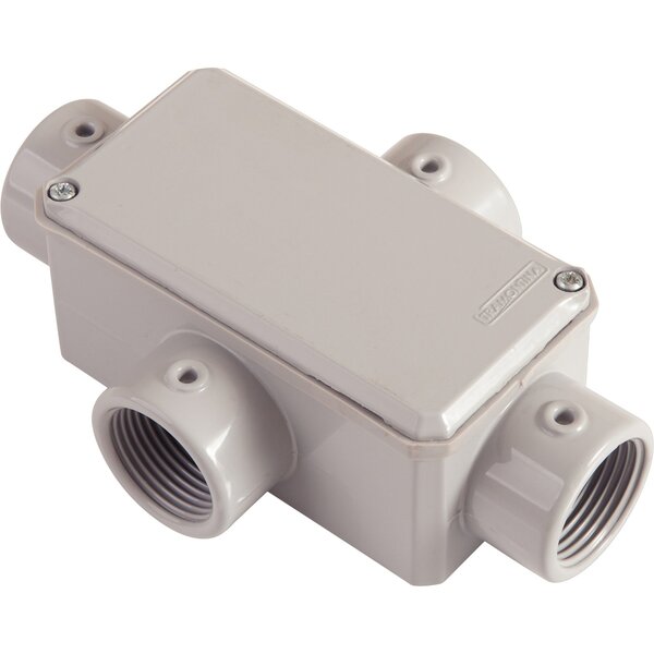 Condulete Tipo X 1' Fixo Tramontina Com Tampa Com Rosca Npt E Com ...
