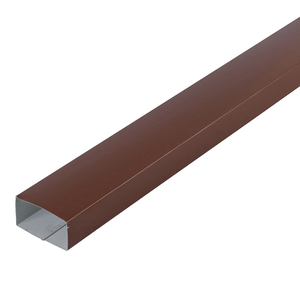 Condutor Retangular Galvanizado C28 2m Calha Forte | Leroy Merlin