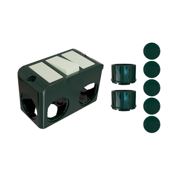Conjunto Condulete 3/4" Interruptor Simples PVC Wetzel | Leroy Merlin