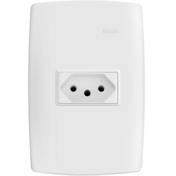 Conjunto 1 Tomada Padrão Brasileiro 20a 250v Branco S30 | Leroy Merlin