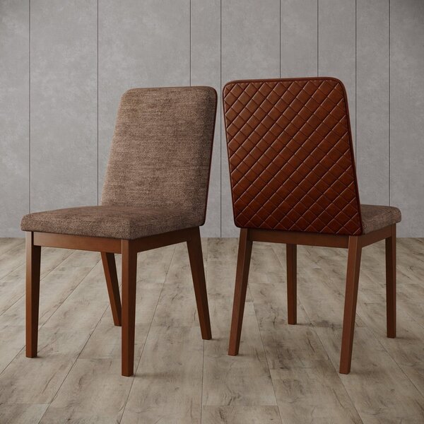 Conjunto 2 Cadeiras Para Mesa De Jantar Caramelo/cacao | Leroy Merlin