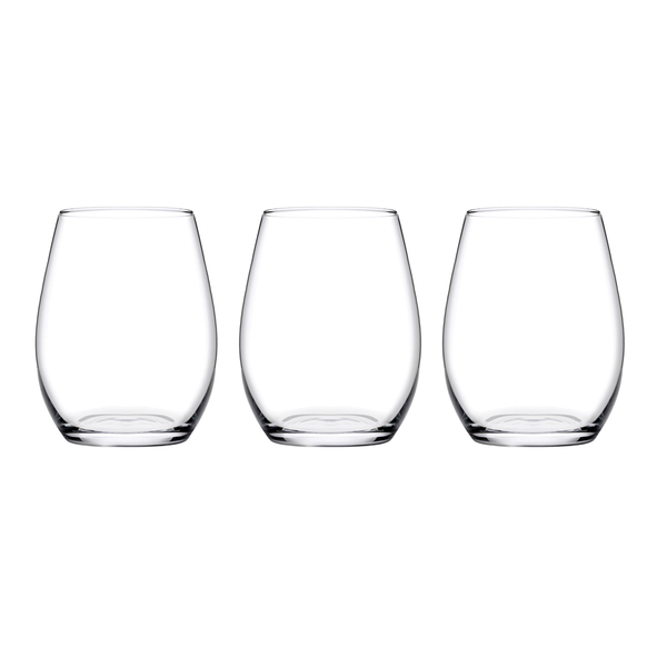 Conjunto 3 Copos Baixo Vidro 440ml Lira Class Home | Leroy Merlin