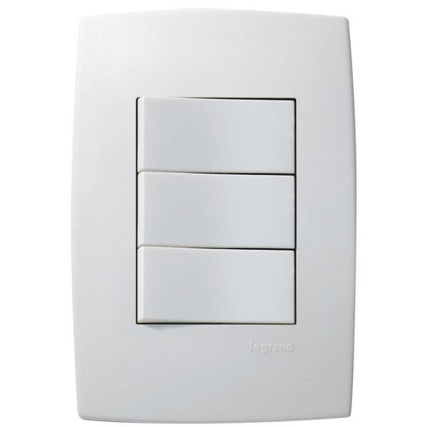 Conjunto 3 Interruptores Simples - Pial Plus - 613100 | Leroy Merlin