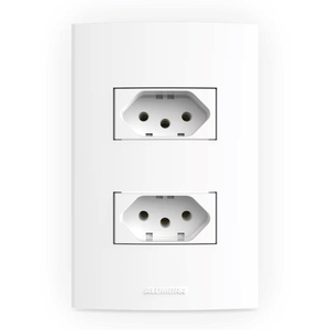 Conjunto 3 Tomadas 10a 250v 4x2 Branco Inovapro - Alumbra | Leroy Merlin