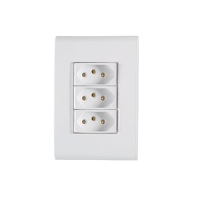 Conjunto Interruptor Intermediário Tramontina Linha Liz Four Way de Luz ...