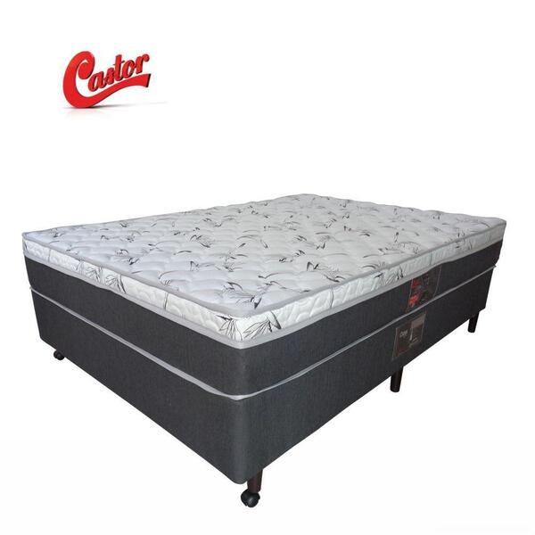 Conjunto Castor Class Tecnopedic Casal 138x188x65cm | Leroy Merlin