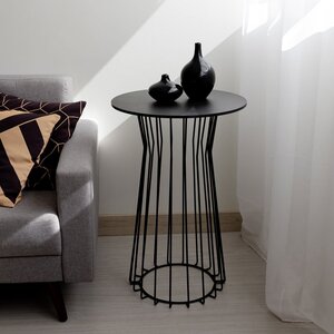 Conjunto Com 02 Mesas Lateral Conica Preto Preto | Leroy Merlin