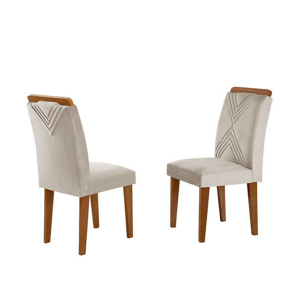 Conjunto Com 2 Cadeiras Sarah Em Mdf Rufato | Leroy Merlin