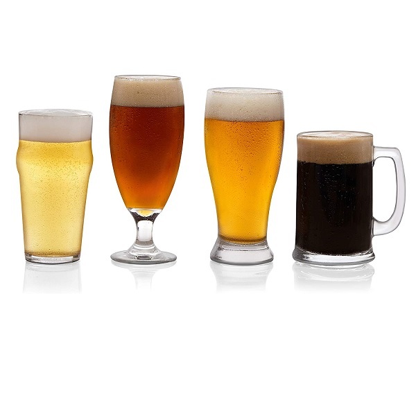 Conjunto Com 4 Copos De Vidro Para Cerveja Artesanal Libbey Globimport ...