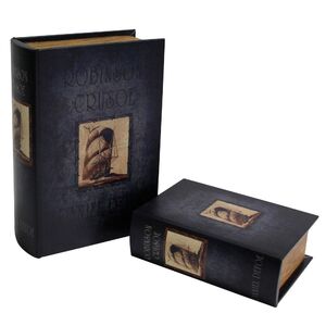 Conjunto De Caixas Livro 2 Peçass Robinson Crusoé | Leroy Merlin