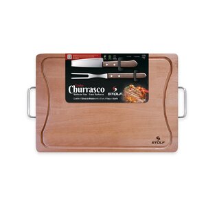 Kit 03 Peças Stolf 44x30 Tábua Garfo E Faca Peixeira | Leroy Merlin