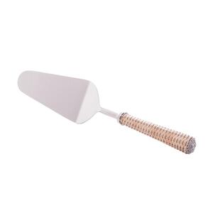Conjunto De Talheres Bolo Wolff Cabo De Rattan Prata De Aço Inox ...
