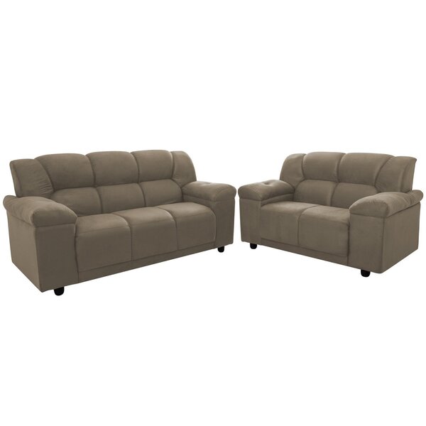 Conjunto Estofado 2 E 3 Lugares Manaus Hellen Estofados Bege | Leroy Merlin