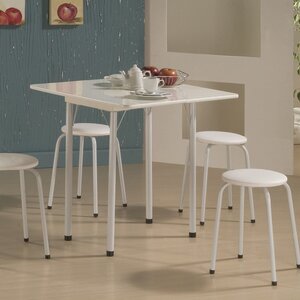 Conjunto Para Sala De Jantar Nádia 72x72 Cm Branco | Leroy Merlin