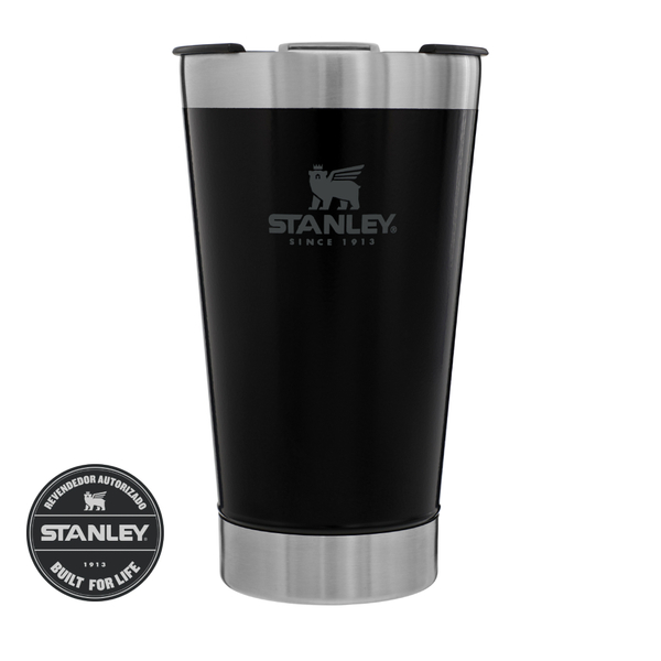 Copo Térmico Cerveja Stanley Original Com Tampa Black 473ml - Cor Preto ...