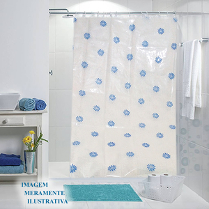 Cortina de Box - linha PRIME LUX - com ganchos Metálicos - 1,40m x 2 ...