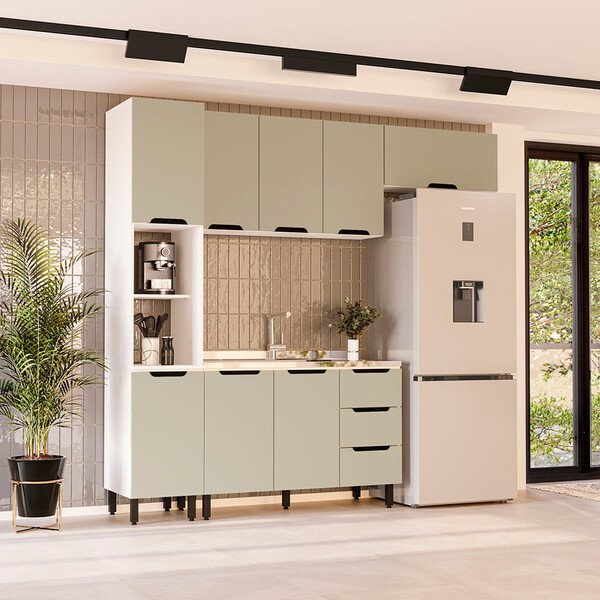 Cozinha Modulada 4 Peças Sem Tampo Maeena Politorno | Leroy Merlin