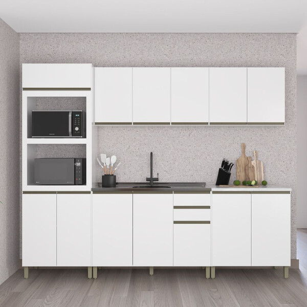 Cozinha Modulada 5 Peças Sem Pia Star Indekes | Leroy Merlin