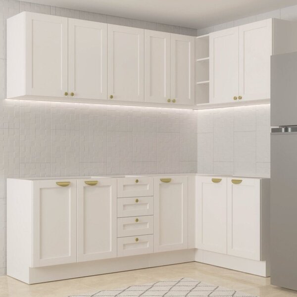 Cozinha Modulada 6 Peças Sem Tampo Arizona Cabecasa Madeiramadeira ...