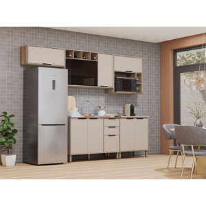 Cozinha Modulada Compacta 5 Peças Sem Tampo Aspen Luciane Móveis ...