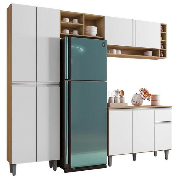 Cozinha Vanessa Amêndoa Branco - Ajl | Leroy Merlin