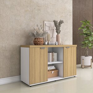 Credenza Para Escritório 3 Portas Pe40 Samba/branco | Leroy Merlin