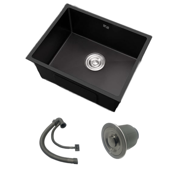 Cuba Cozinha Inox Preta Quadrada Gourmet 50x40 C/ Acessórios | Leroy Merlin