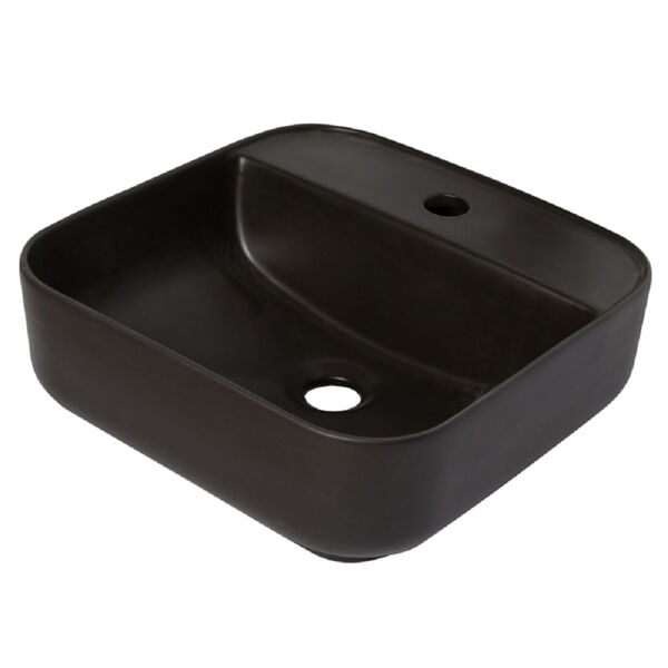 Cuba De Apoio Lexxa 39x39 Quadrada Com Mesa Black Lx423b | Leroy Merlin