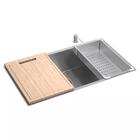 Cuba De Cozinha Deca Suprema Inox 75x40cm Com Acessórios Cc.670.75.ac ...