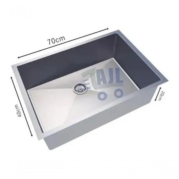 Cuba Gourmet Cozinha Aço Inox Com Valvula 70x40cm | Leroy Merlin