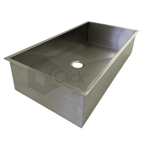 Cuba Inox Cozinha Moderna 80x40 Varanda Churrasqueira Pia | Leroy Merlin