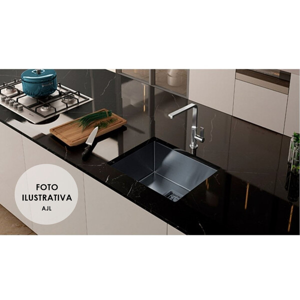 Cuba Inox Design Moderno 60x40 Cm Cozinha Embutir Sobrepor | Leroy Merlin