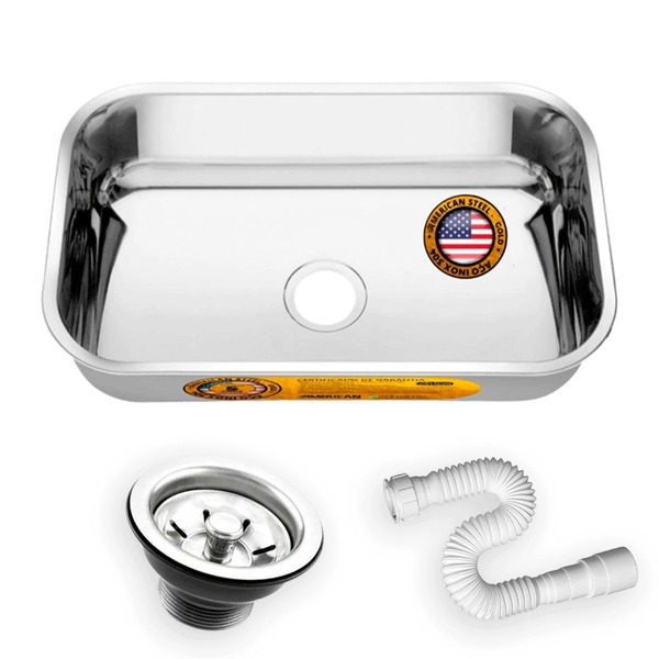 Cuba Pia Inox 304 Cozinha N 2 56x34x17 American Steel Extra Funda ...