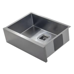 Cuba Pia Inox Avental Farm Sink Fazenda Americana Preto | Leroy Merlin